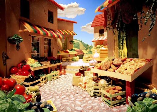 Stunning Landscapes Made Entirely Out of Food | favbulous