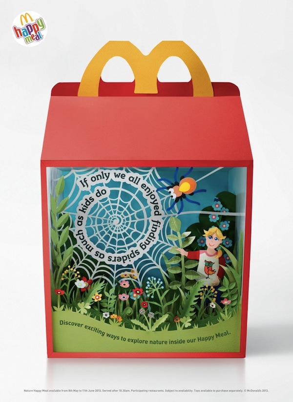 Creative Paper Scenes By Using McDonald Happy Meal Boxes | favbulous