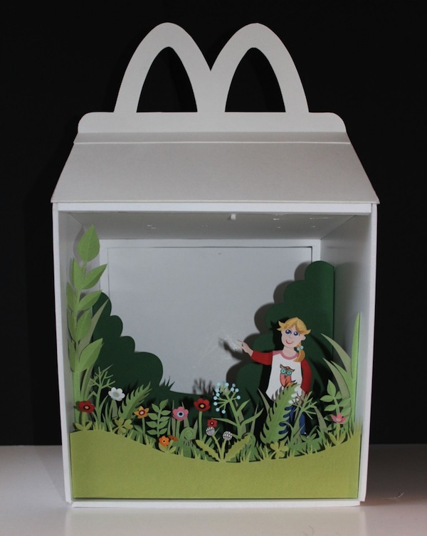 Creative Paper Scenes By Using McDonald Happy Meal Boxes | favbulous