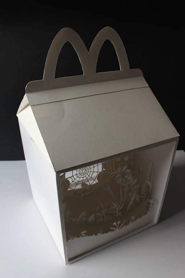 Creative Paper Scenes By Using McDonald Happy Meal Boxes | favbulous